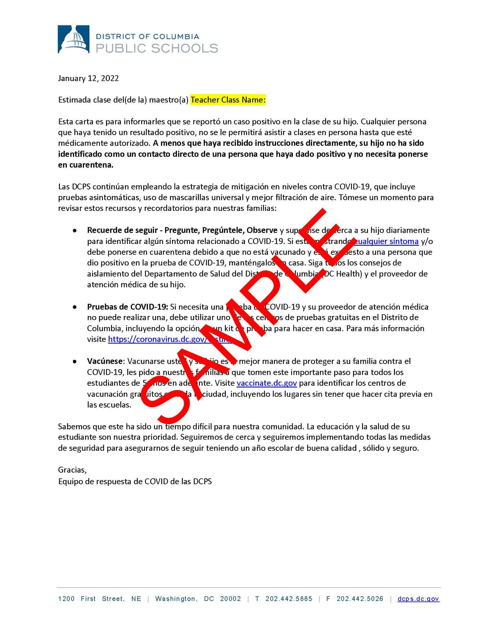 COVID-19 Response Protocol - DCPS Strong