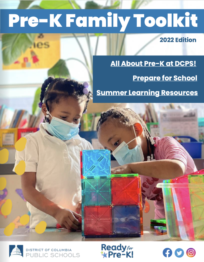 Download your “Ready for Pre-K” toolkit today - DCPS Strong
