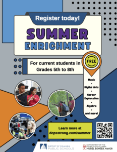 DC Public Schools Family Guide for Summer Learning 2023 - DCPS Strong